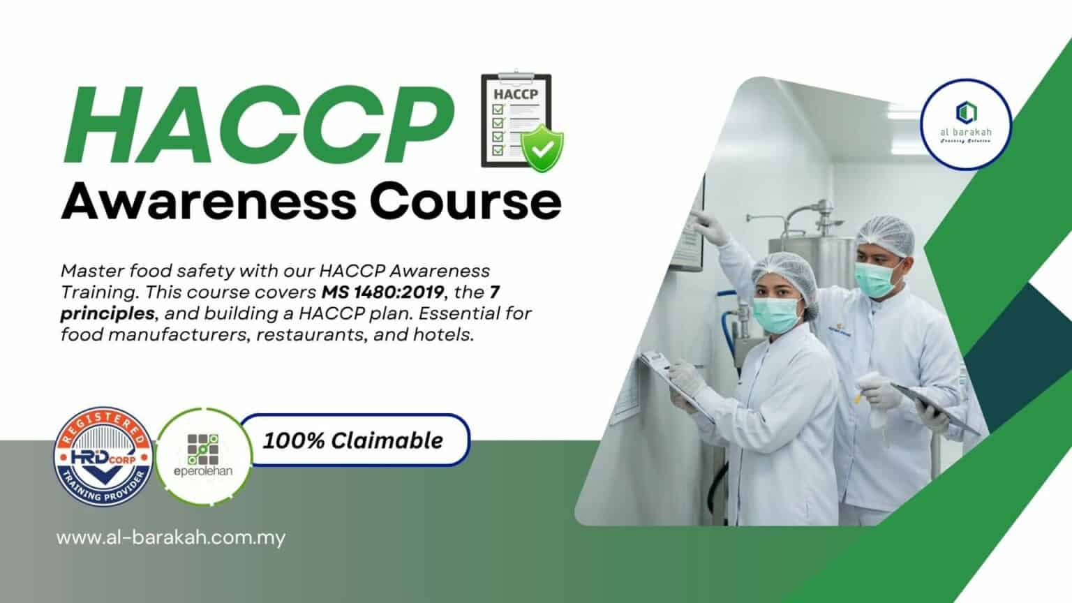 HACCP Awareness Training ® 2026 | Book 3 @35%-OFF